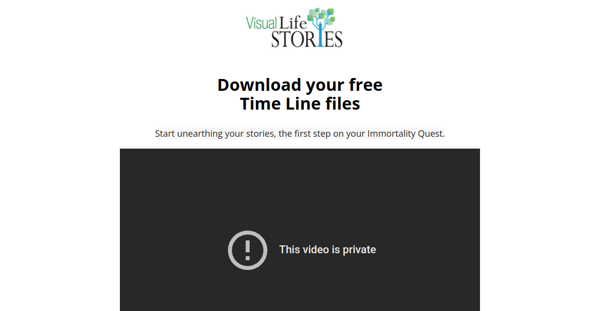 Time Line – Visual Life Stories