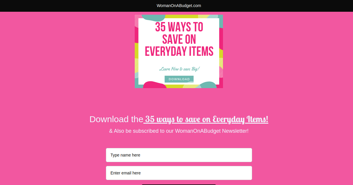 35 Ways to Save On Everyday Items