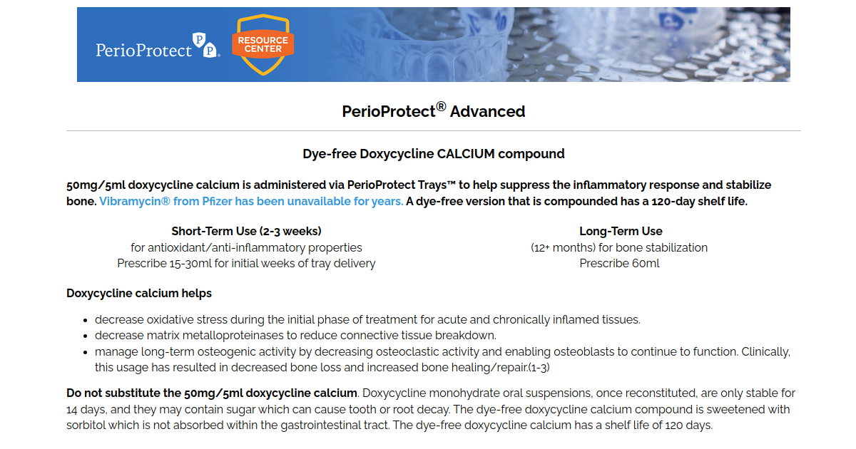 Perio Protect Advanced /welcome