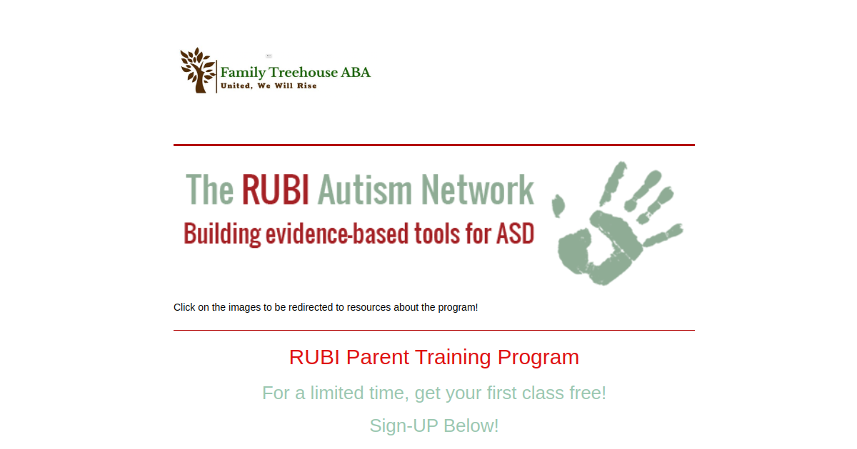 RUBI parent training