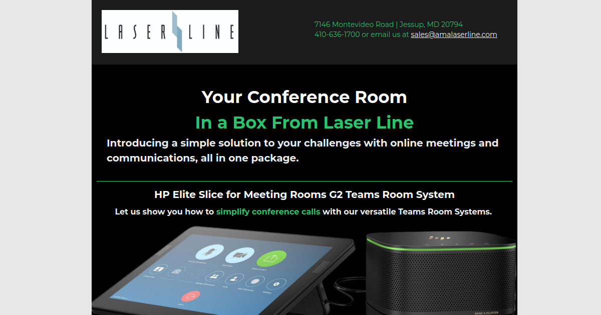 Your Conference Room in a Box from Laser Line | Printer and Copier Service