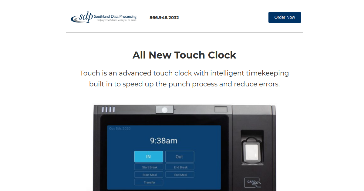 All New Touch Clock