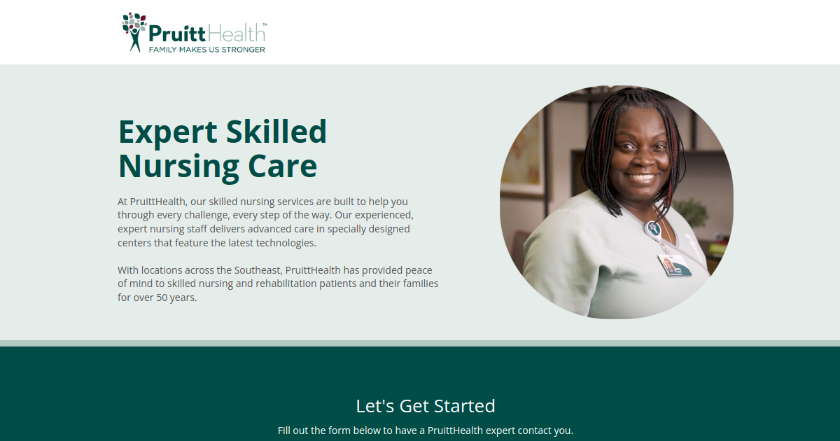 PruittHealth Expert Skilled Nursing Care