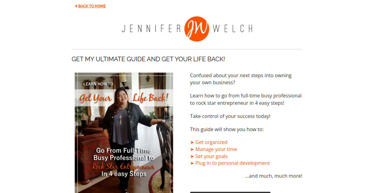 Get Your Life Back!