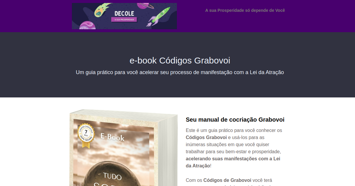 e-book Códigos Grabovoi
