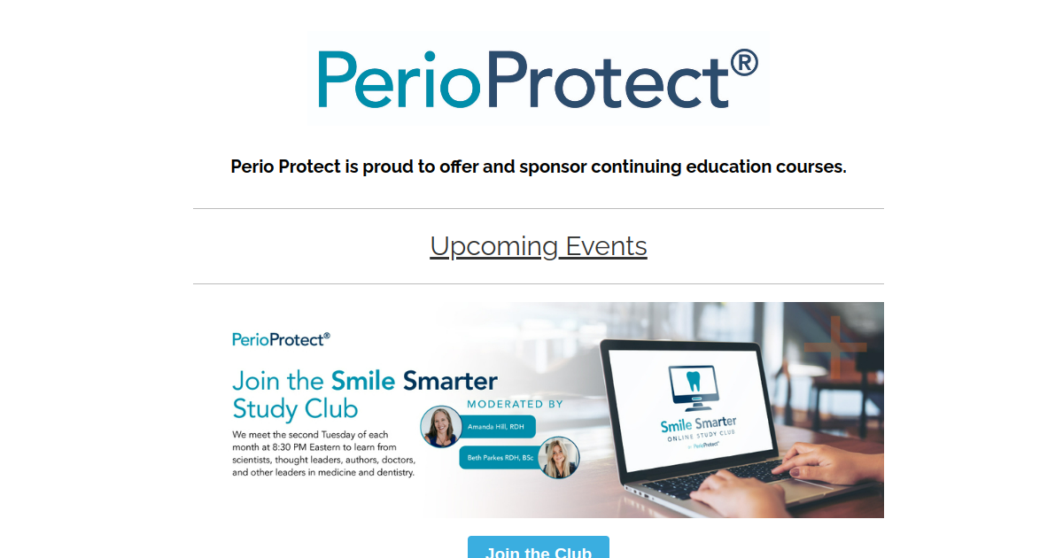 Perio Protect's CE Page /CE