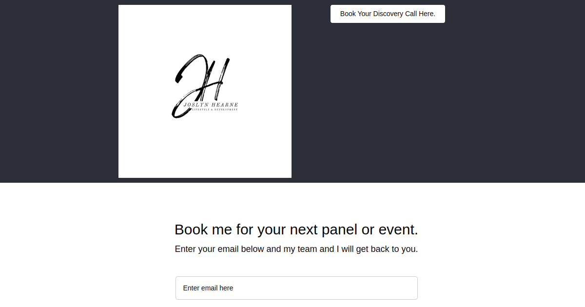 Book me for your next event