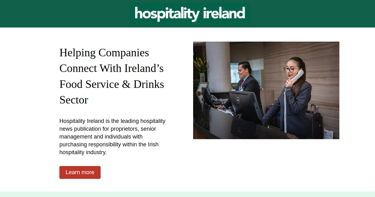 Hospitality Ireland - Advertise