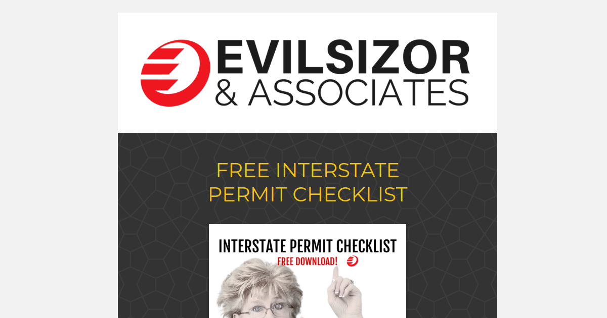 Interstate Permit Checklist for Trucking Companies