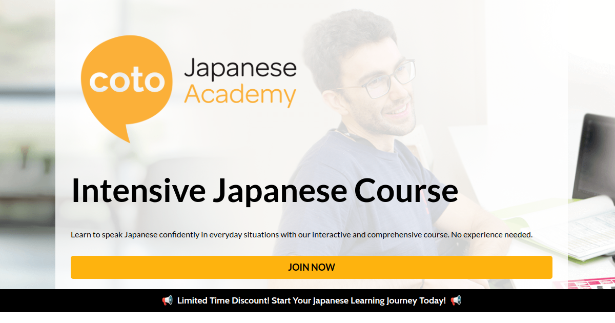 Intensive - Coto Japanese Academy