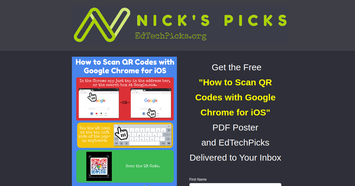 How to Scan QR Codes with Google Chrome for iOS How to Scan QR Codes with Google Chrome for iOS