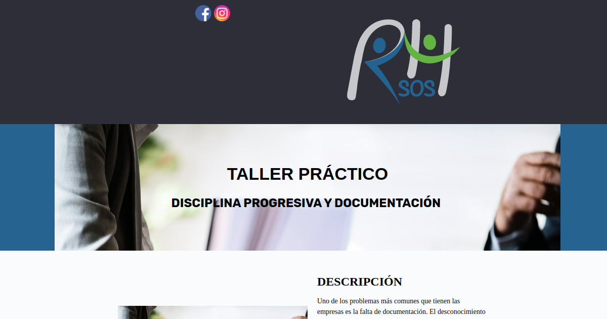 Taller Disciplina Progresiva y Documentación