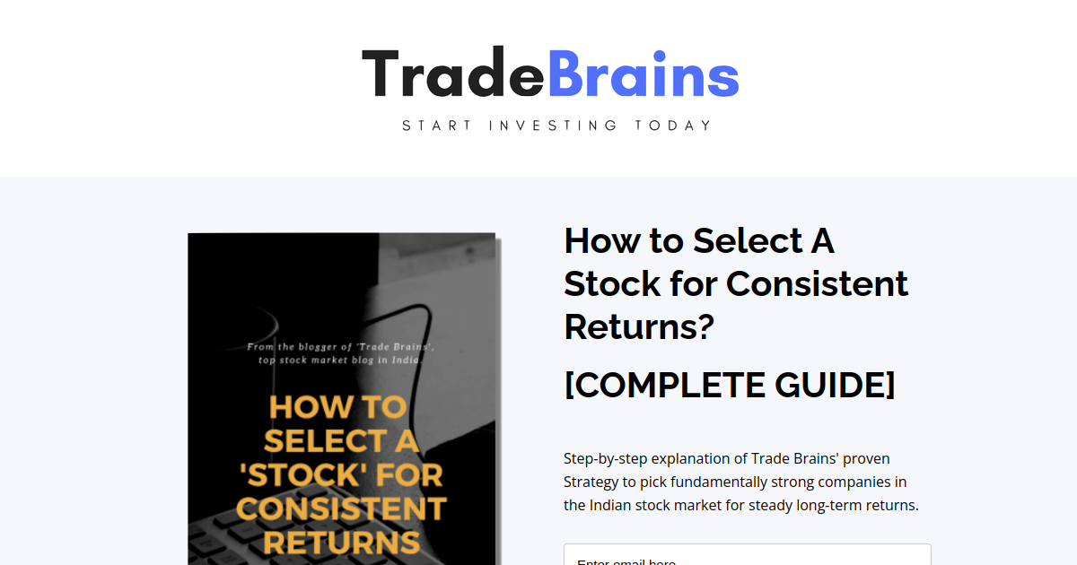Guide- How To Select A Stock For Consistent Returns | Trade Brains