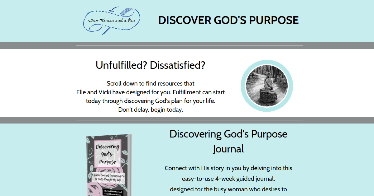 Discovering God's Purpose
