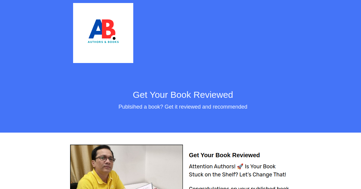 Book Review Service – Authors & Books